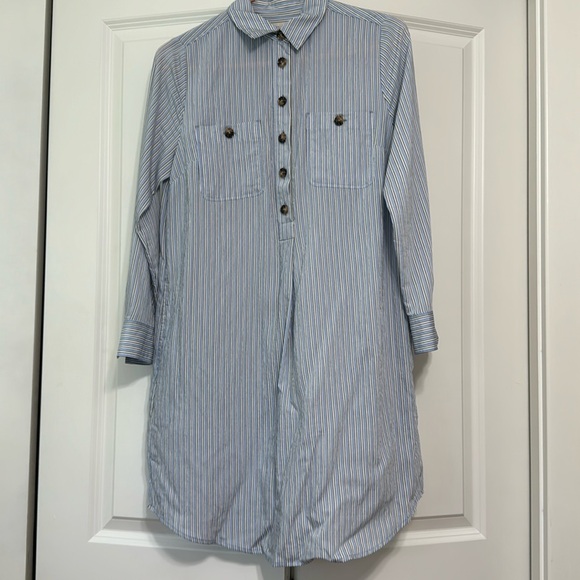 LOFT | Dresses | Loft Shirt Dress Perfect Cool Coverup Or Casual | Poshmark